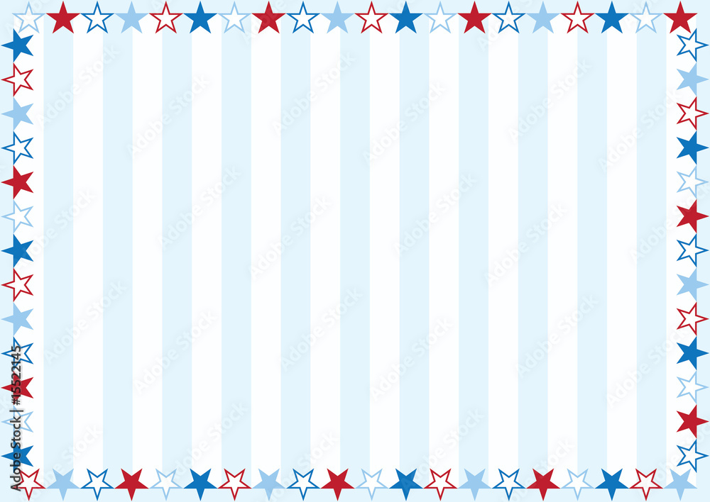 Patriotic Border Stock Vector | Adobe Stock