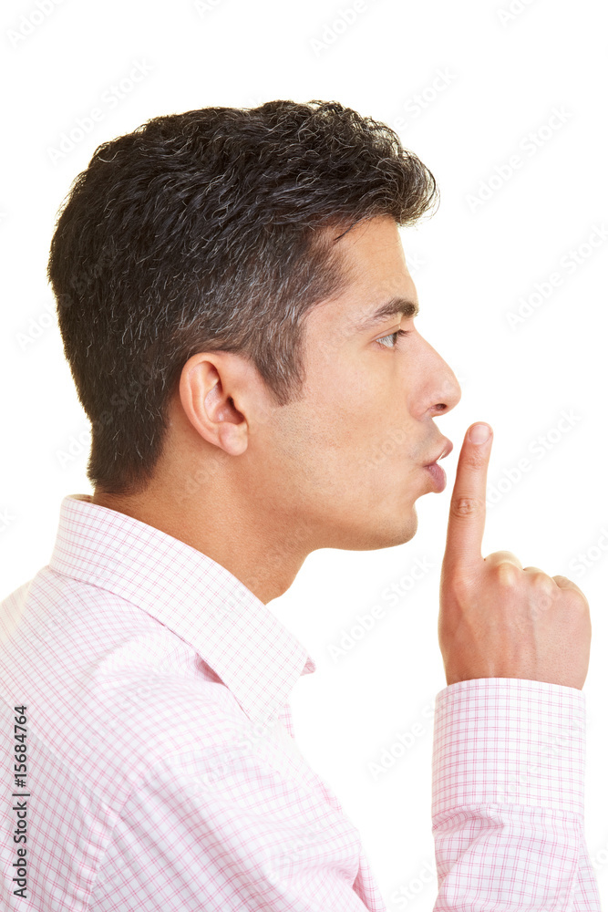 Leise sprechen Stock Photo | Adobe Stock