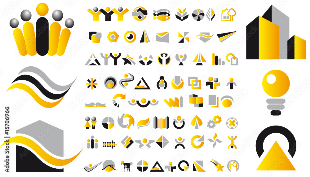 Vector logo and design elements Stock Vector | Adobe Stock