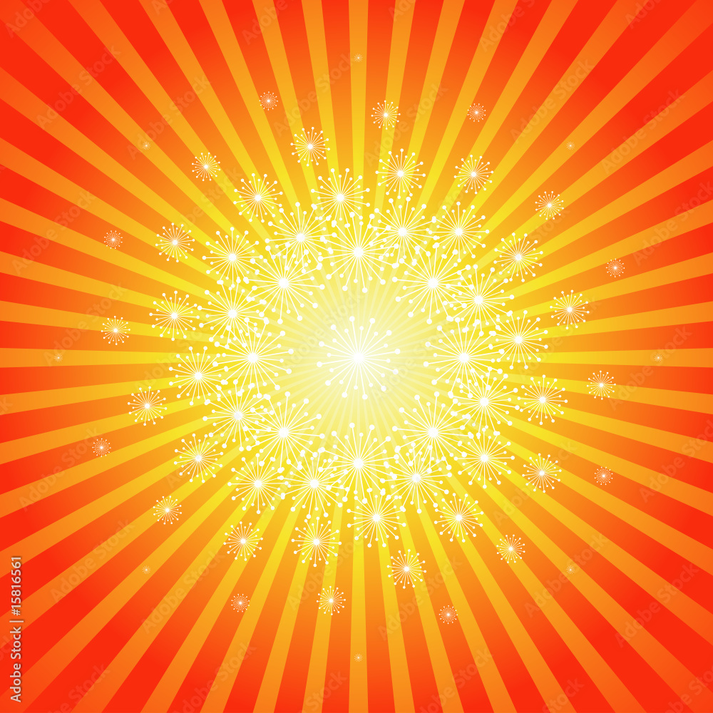 Abstract Exploding Burst Background Stock Vector | Adobe Stock