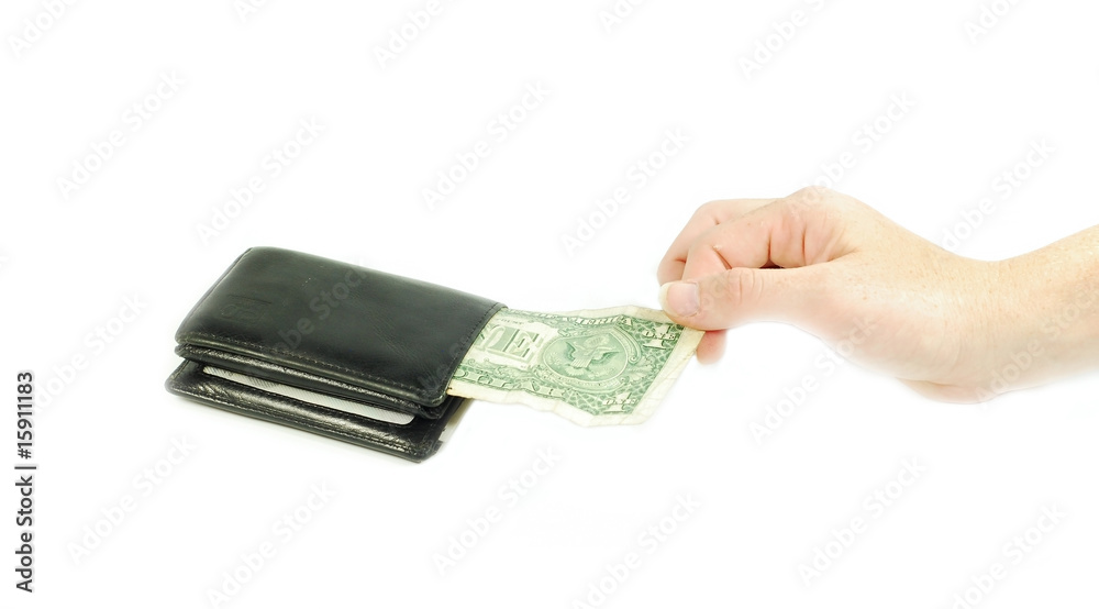 Taking Money From Wallet