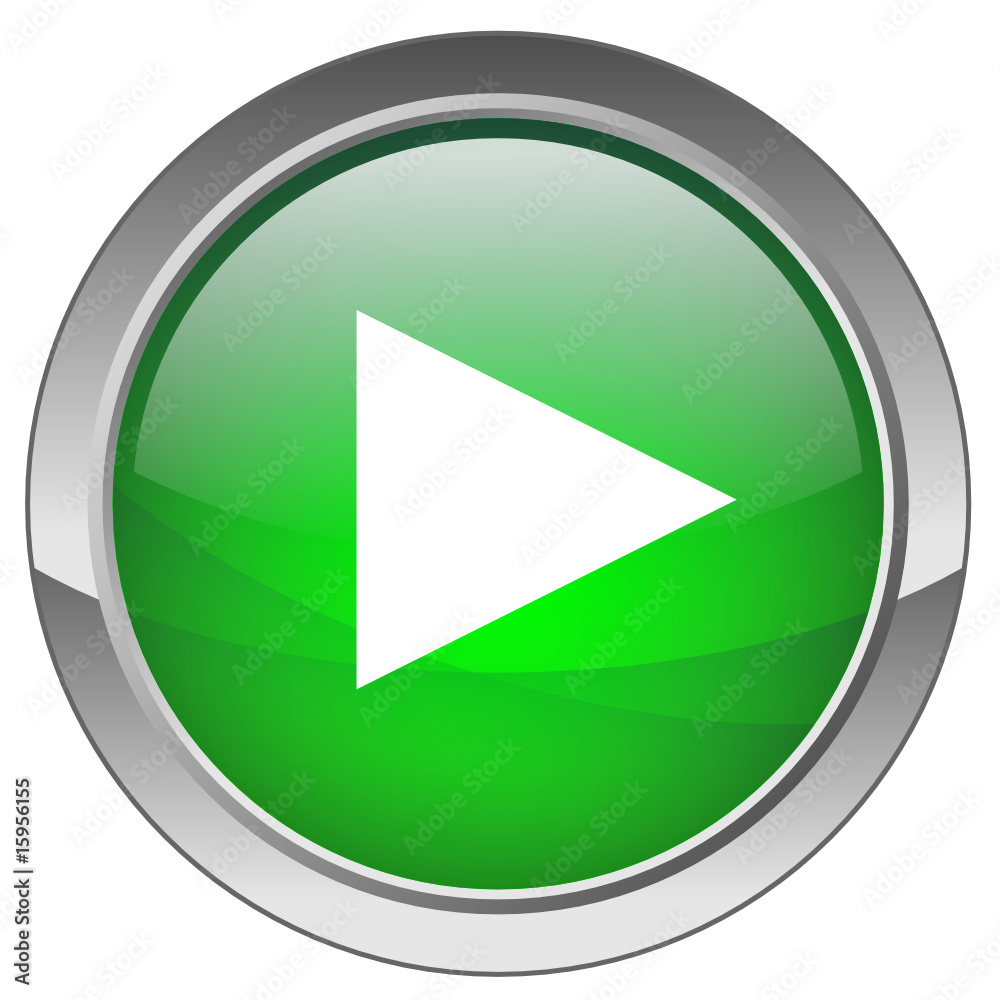 Bouton "Lecture" (vert) - "Play" button (green) Stock Vector | Adobe Stock