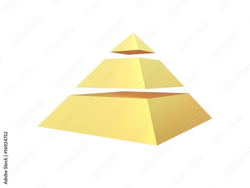 gold pyramid Stock Illustration | Adobe Stock