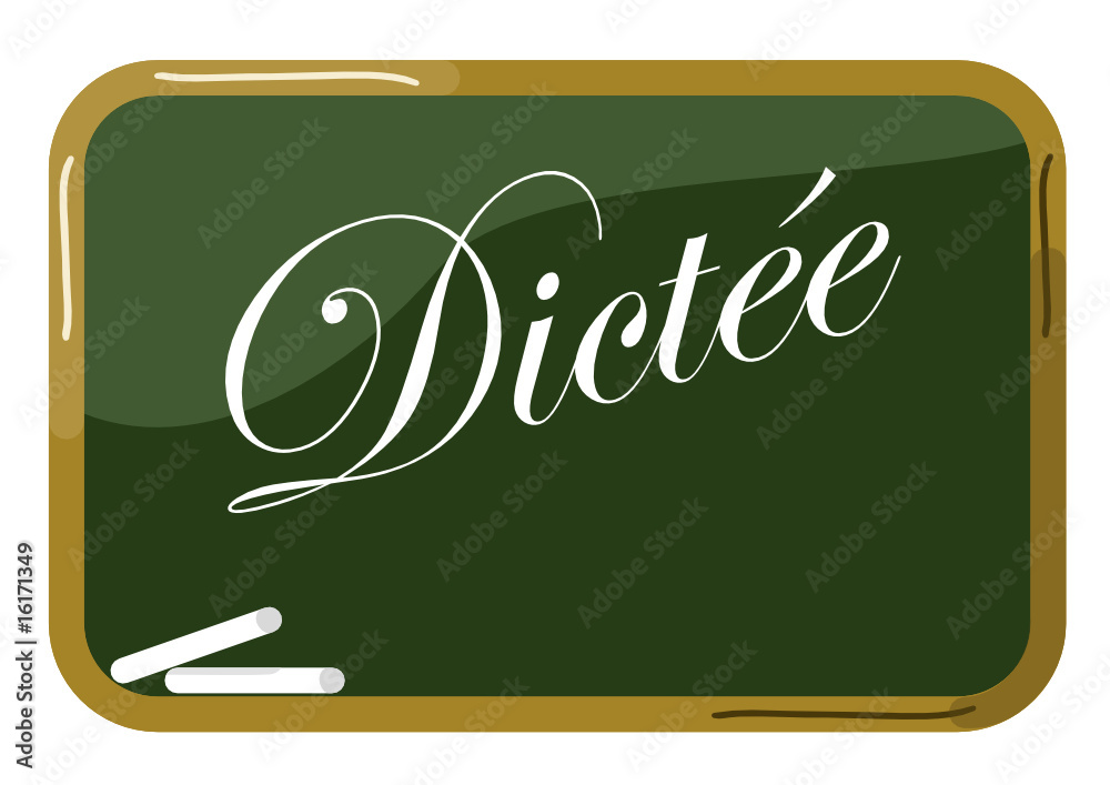 dictée vector de Stock | Adobe Stock