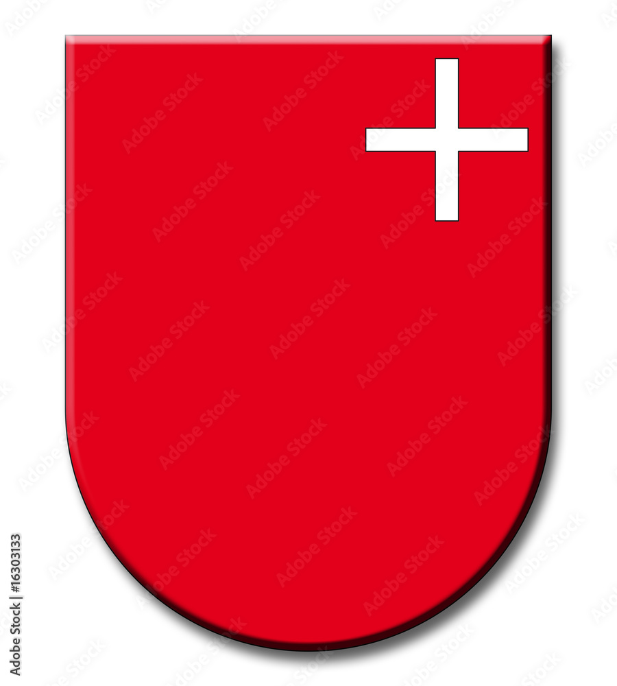 Drapeau canton de Schwytz Stock Illustration | Adobe Stock