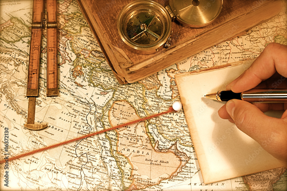 Vintage Map and Chart Stock Photo | Adobe Stock