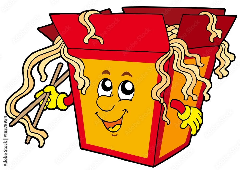 Cartoon Chinese food Stock Vector | Adobe Stock