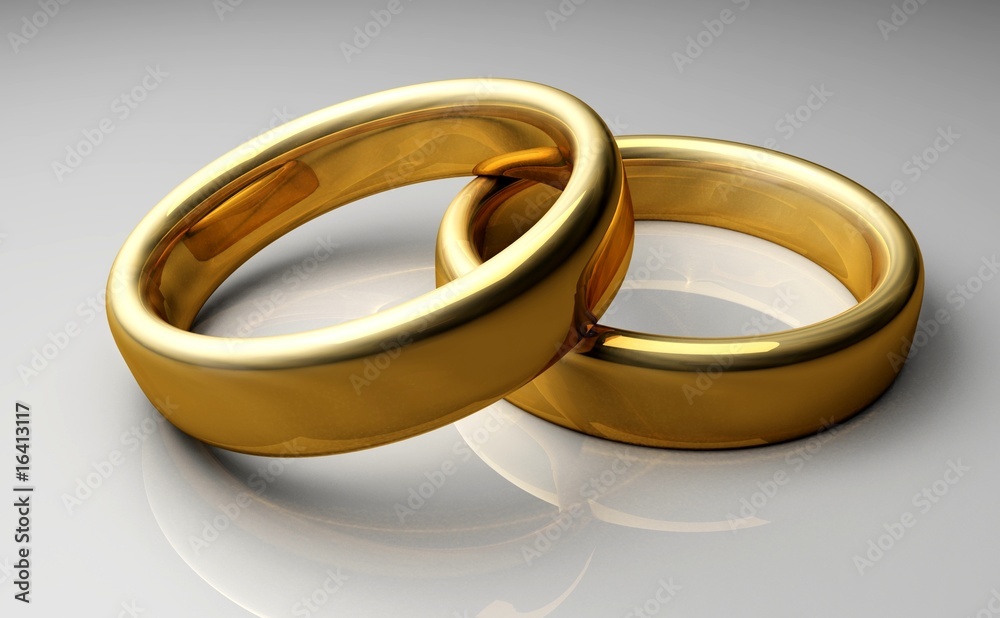 2 ringe uebereinander Stock-Illustration | Adobe Stock