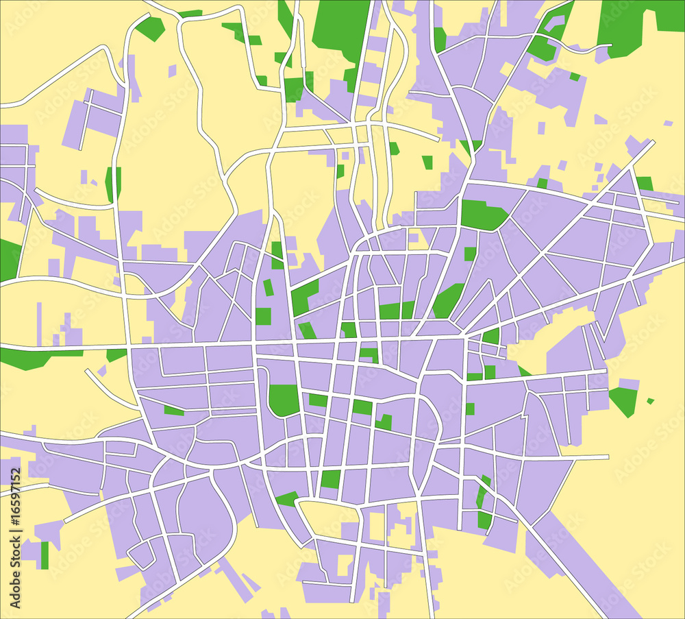 vector map of Tehran. Stock Vector | Adobe Stock