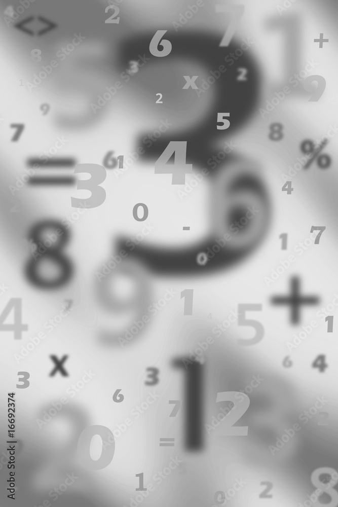 Numbers background Stock Illustration | Adobe Stock