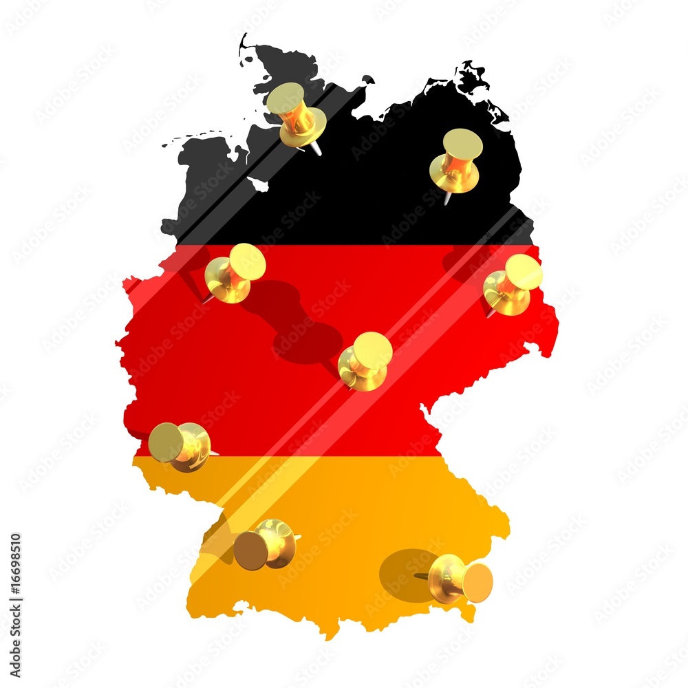 standorte deutschland Stock Illustration | Adobe Stock