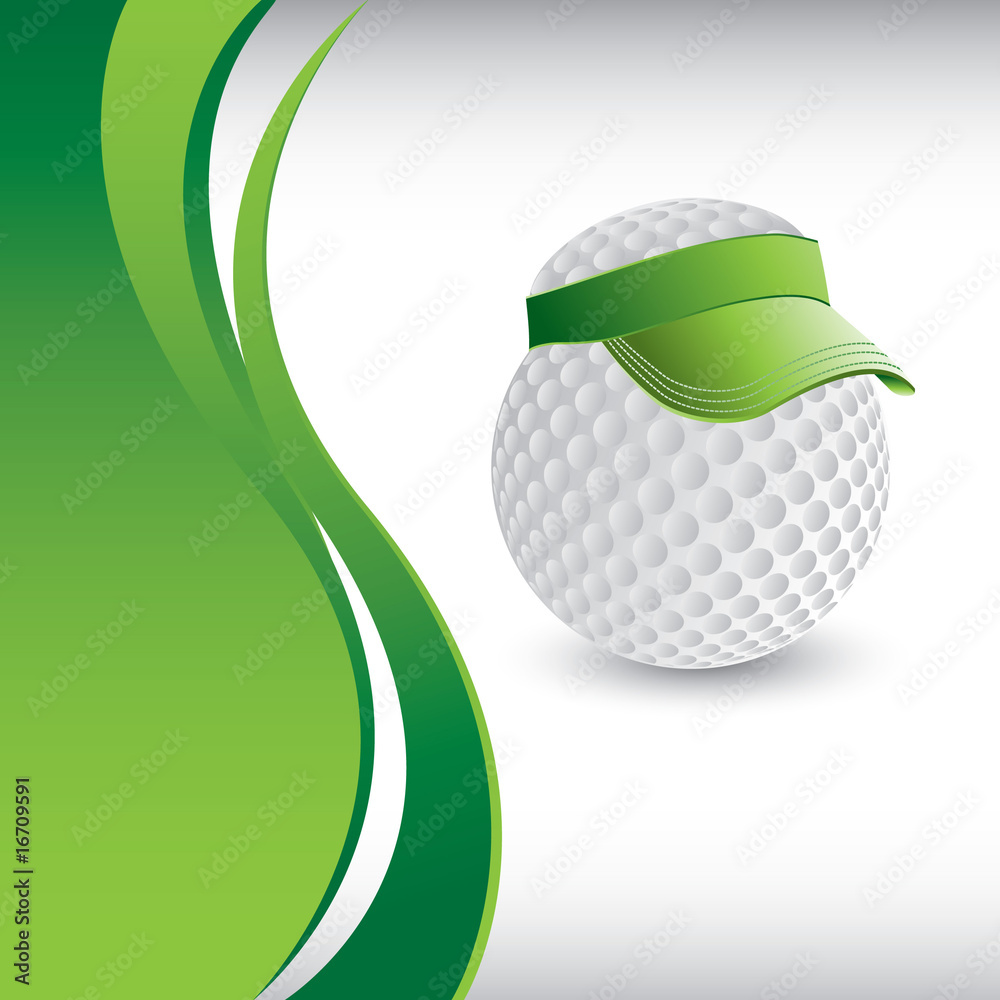 golf head on wave vertical display Stock Vector | Adobe Stock