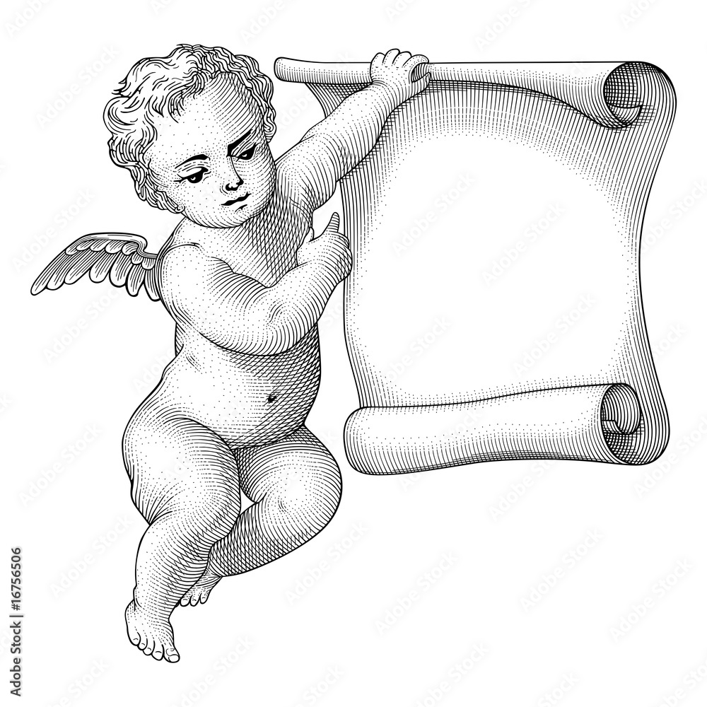 Angel vector Stock Vector | Adobe Stock