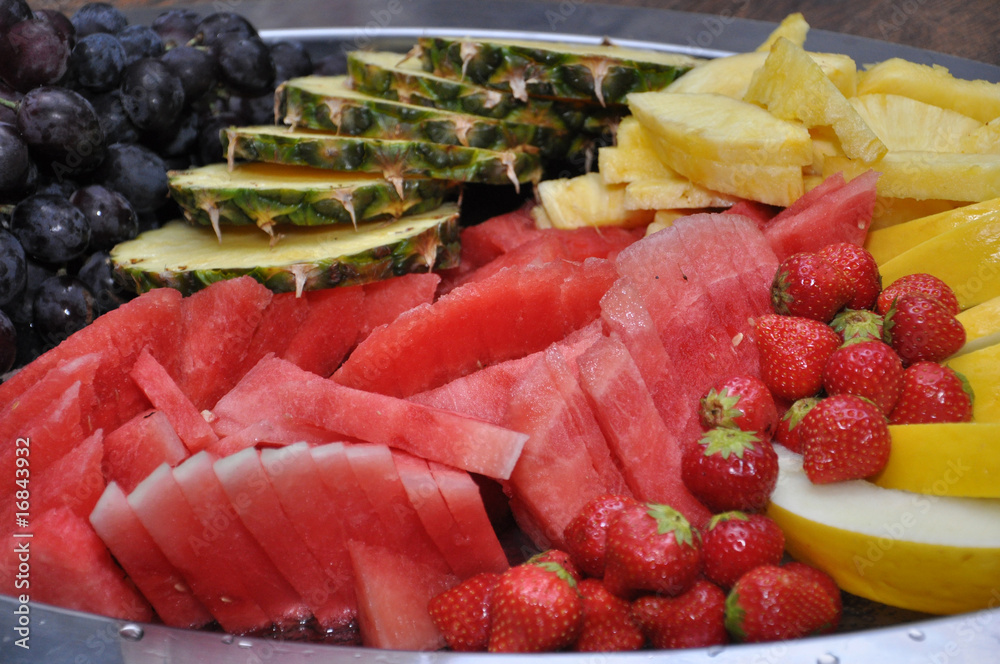 Obstplatte Stock-Foto | Adobe Stock