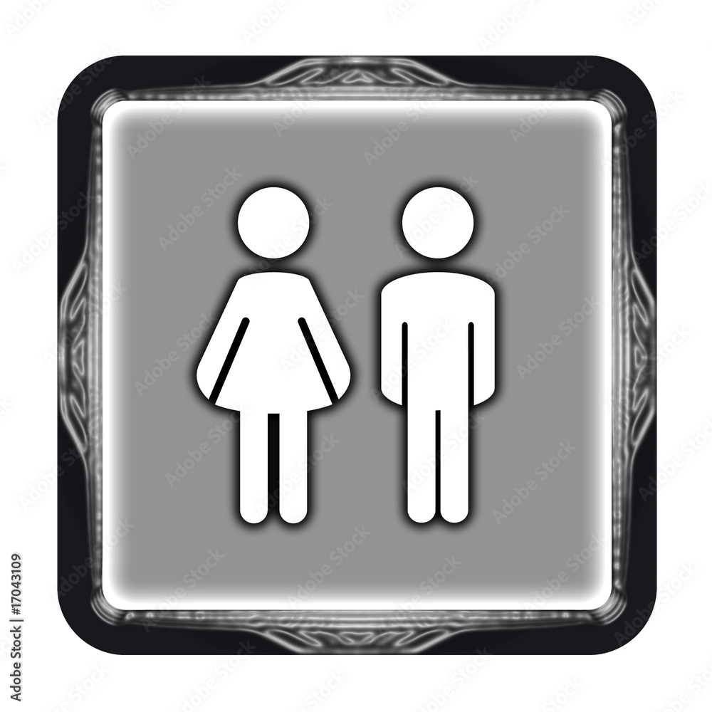 pictogramme wc - Pictogram Stock Illustration | Adobe Stock