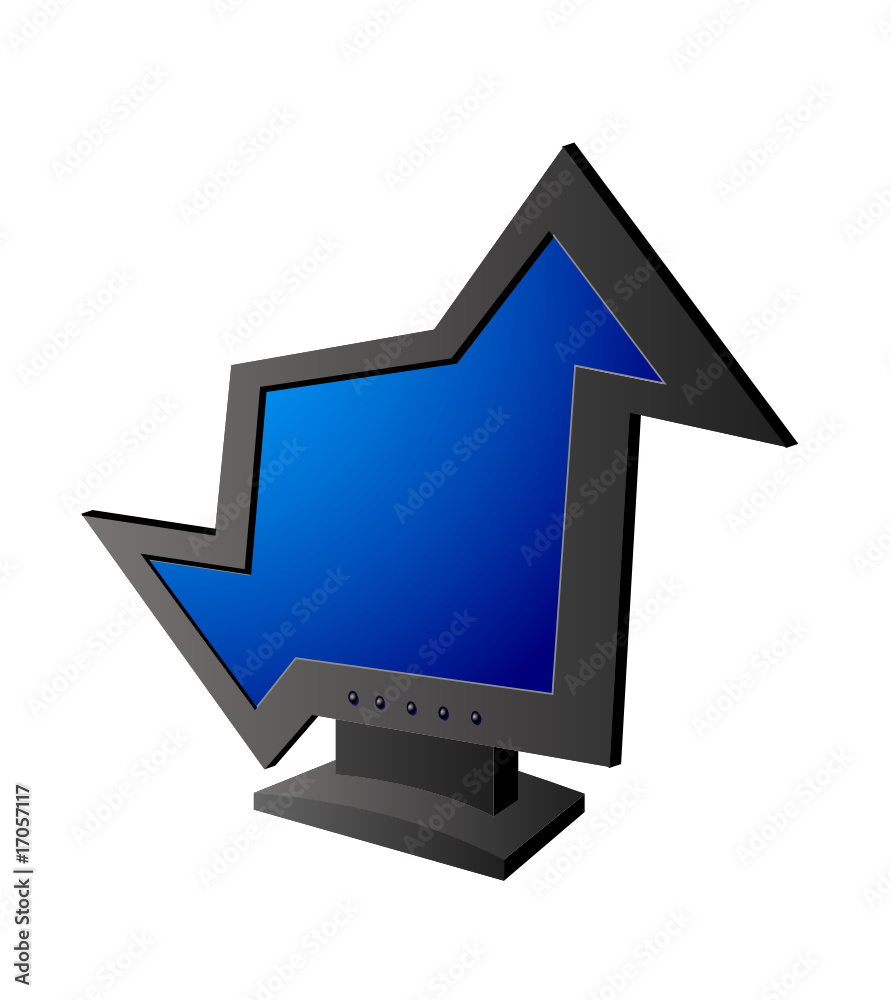 display as a symbol or icon Stock Vector | Adobe Stock