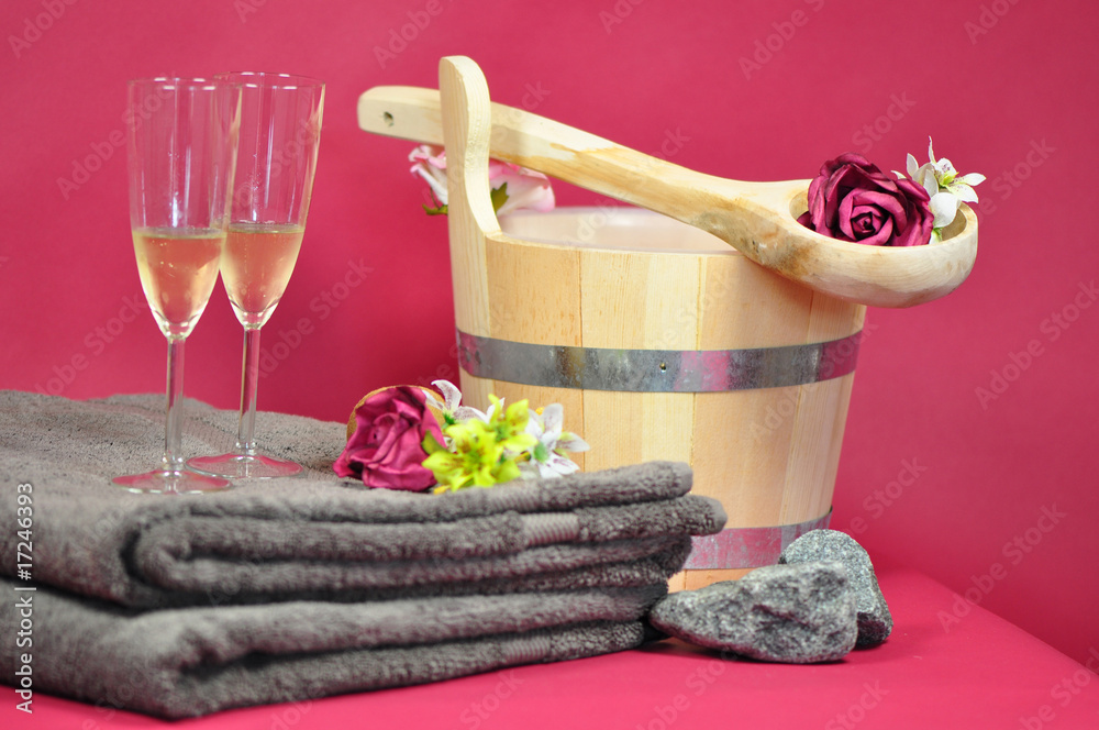 Wellness zu zweit Stock-Foto | Adobe Stock