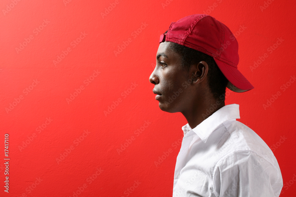 profile black man Stock Photo | Adobe Stock
