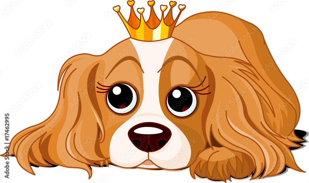 Royalty dog Stock Vector | Adobe Stock
