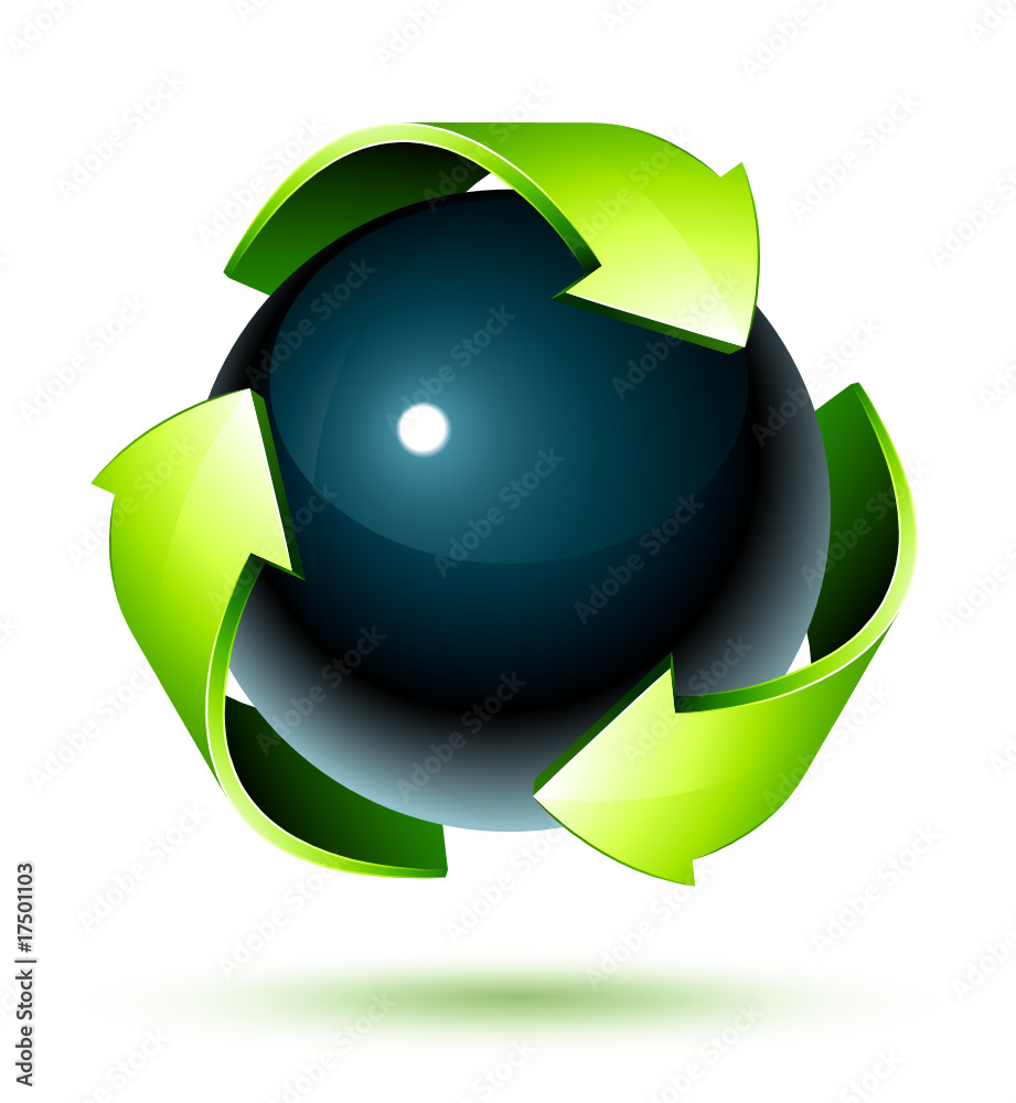 Logo recyclage Stock Vector | Adobe Stock