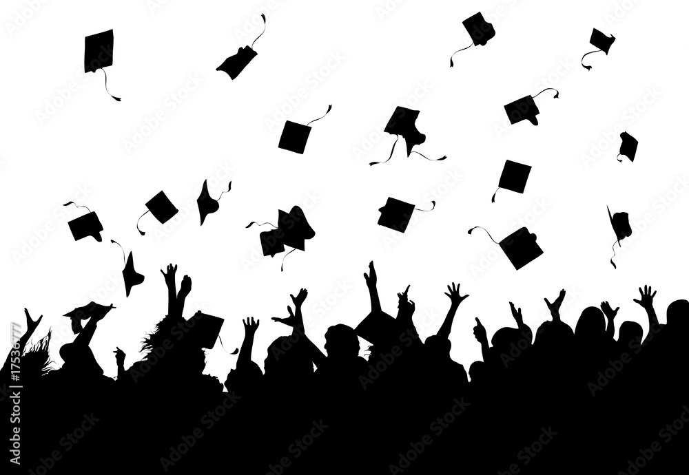 Graduation Celebration Stock Illustration | Adobe Stock