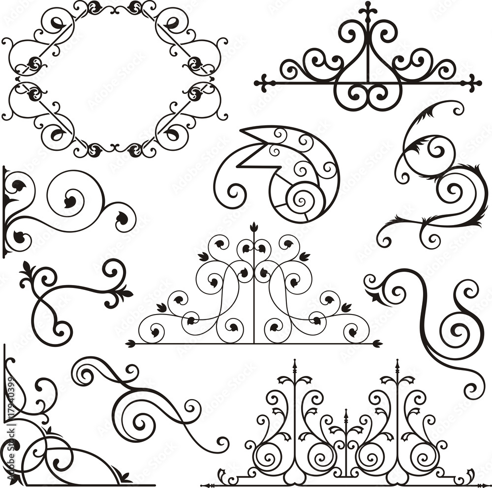 Ornamental Wrought Iron Patterns Decorate Your Wrought Iron Fence by ...