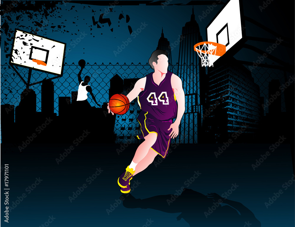 vector de baloncesto Stock Vector | Adobe Stock