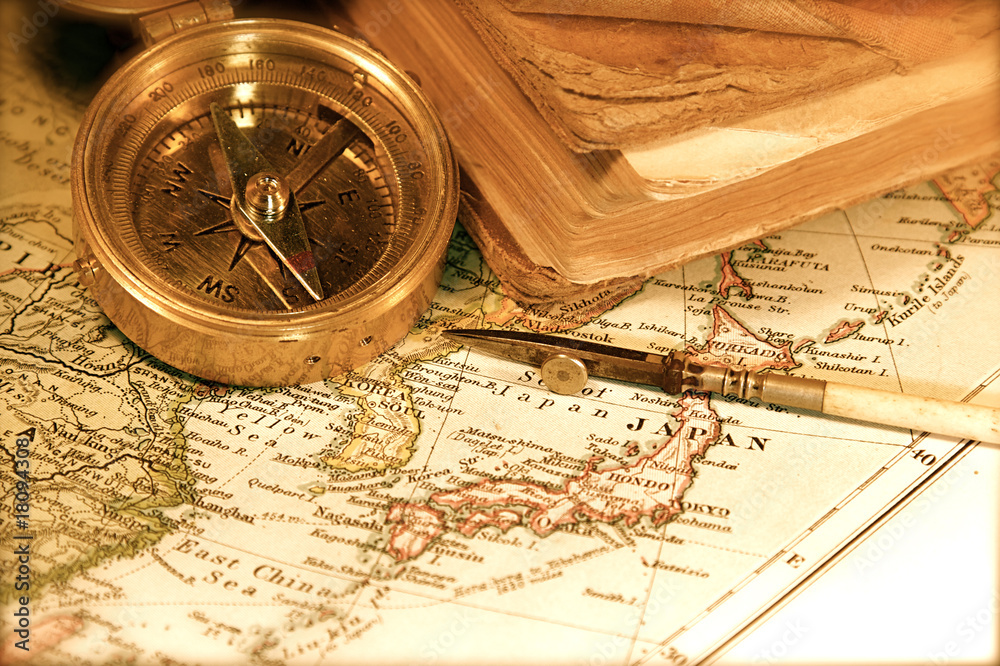 Vintage Map and Chart Stock Photo | Adobe Stock