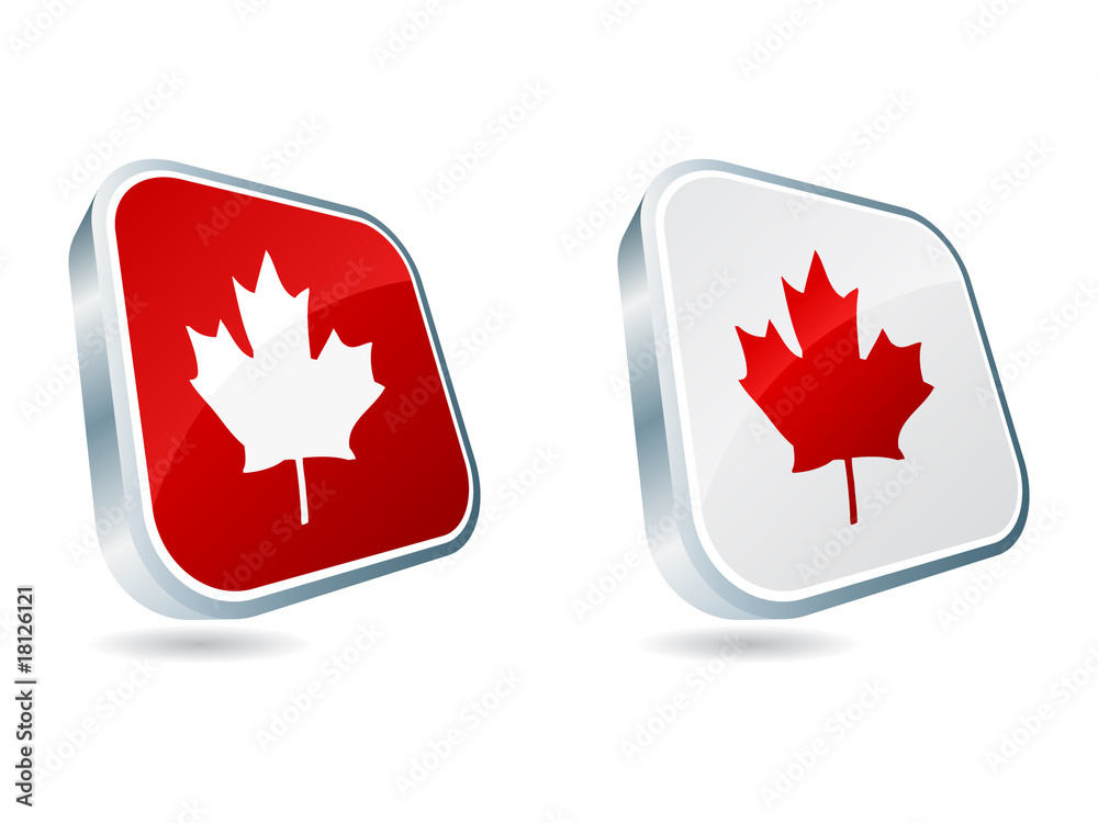 canadian icon vector illustration Stock Vector | Adobe Stock