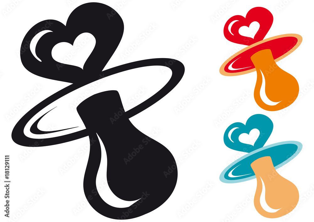 chupete vector de Stock | Adobe Stock