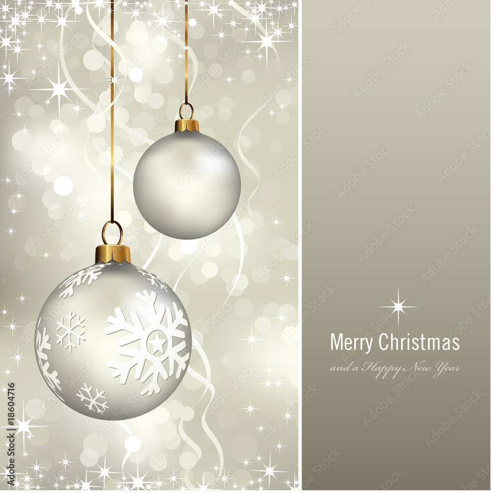 christmas card (background behind the panel is complete) Stock Vector ...
