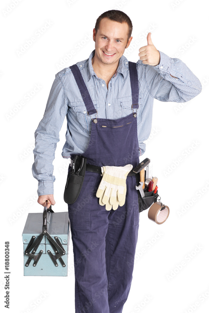 handwerker werkzeug gürtel Stock-Foto | Adobe Stock