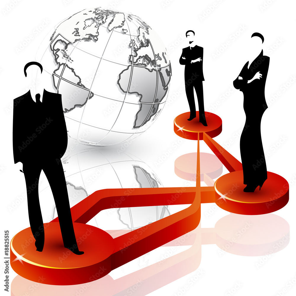 red internacional vector de Stock | Adobe Stock