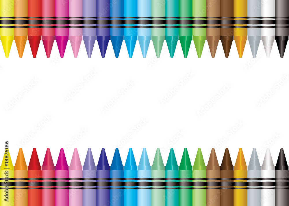 border crayon Stock Vector | Adobe Stock
