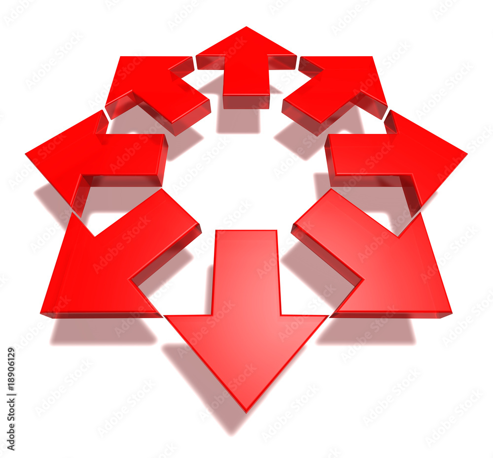 arrows expanding Stock Illustration | Adobe Stock