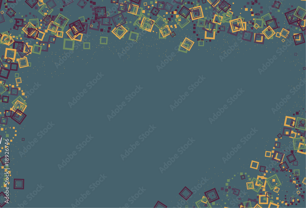 Messy square shape page border Stock Vector | Adobe Stock