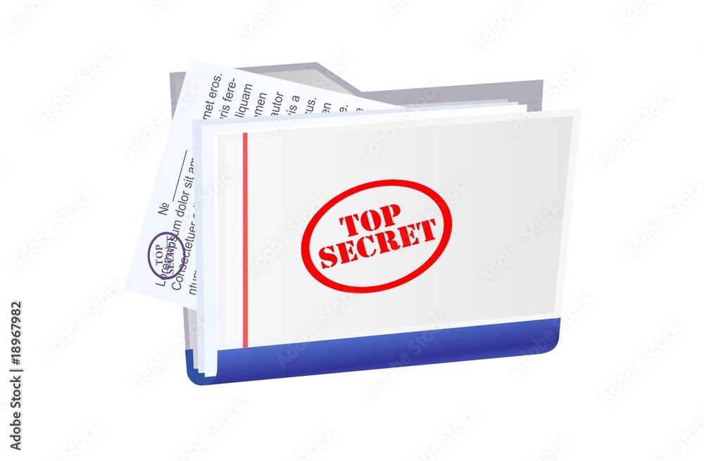 vector file containing secret documents Stock Vector | Adobe Stock