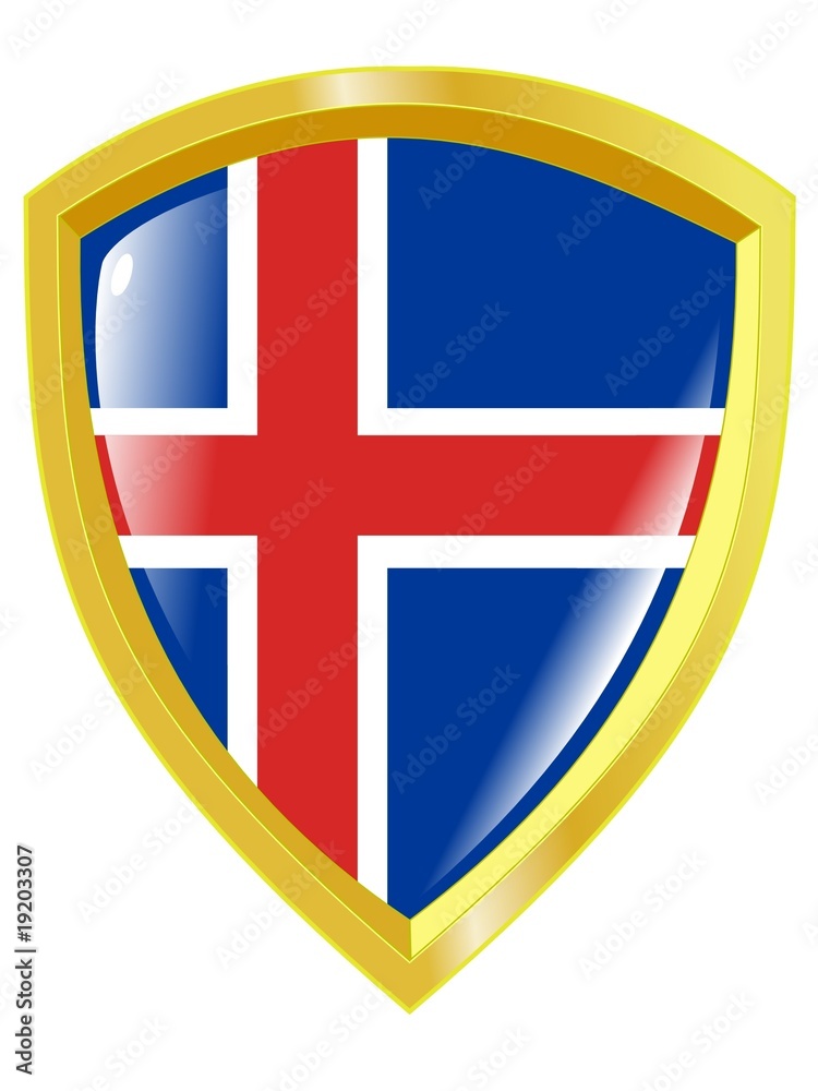 emblem of Iceland Stock Vector | Adobe Stock