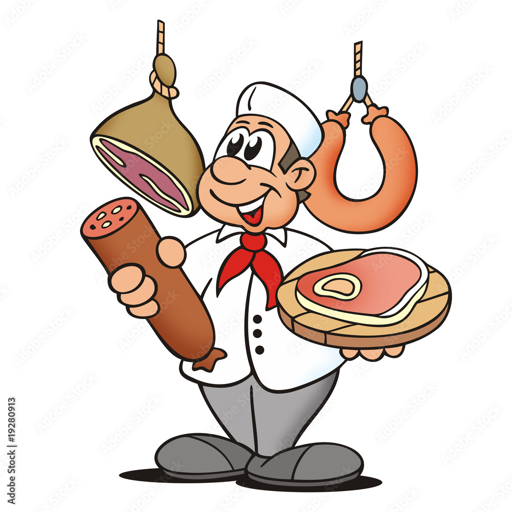 Metzgerei Stock-Illustration | Adobe Stock