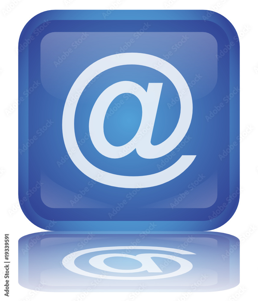 Bouton @ (Arrobase At Signe Symbole Arobase Arrobe Web Vecteur) vector ...