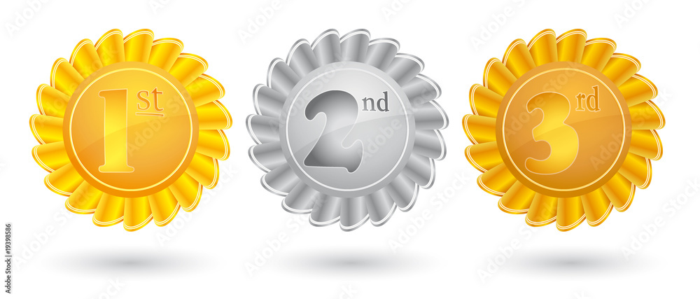 prize ribbons Stock Vector | Adobe Stock