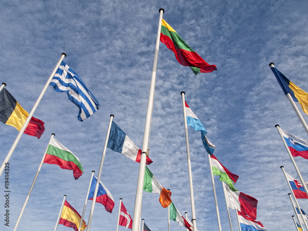 Banderas del mundo Stock Photo | Adobe Stock