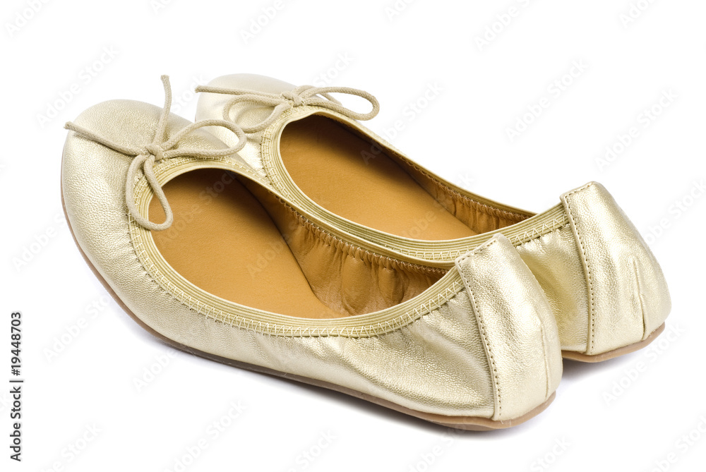 Gold Slippers Stock Photo | Adobe Stock