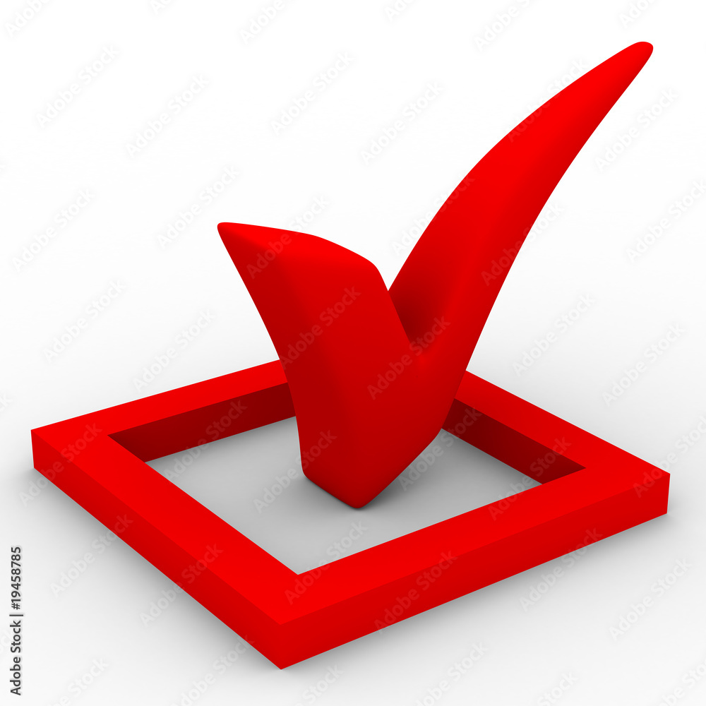 big positive symbol on white background. Isolated 3D image Stock ...