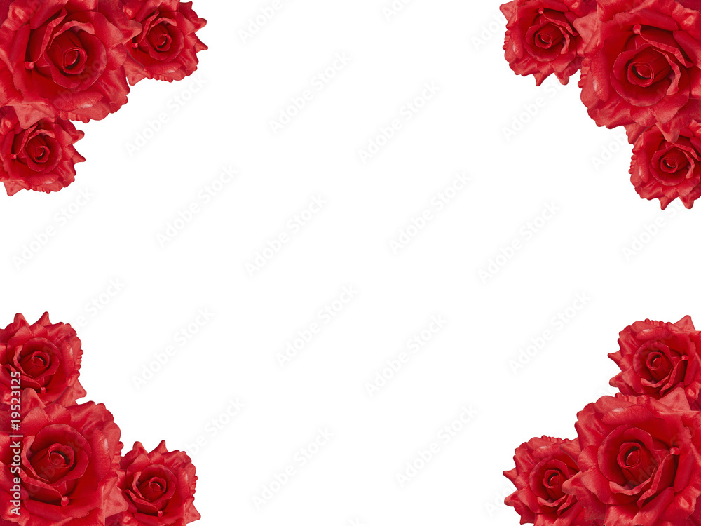 rose frame Stock Photo | Adobe Stock