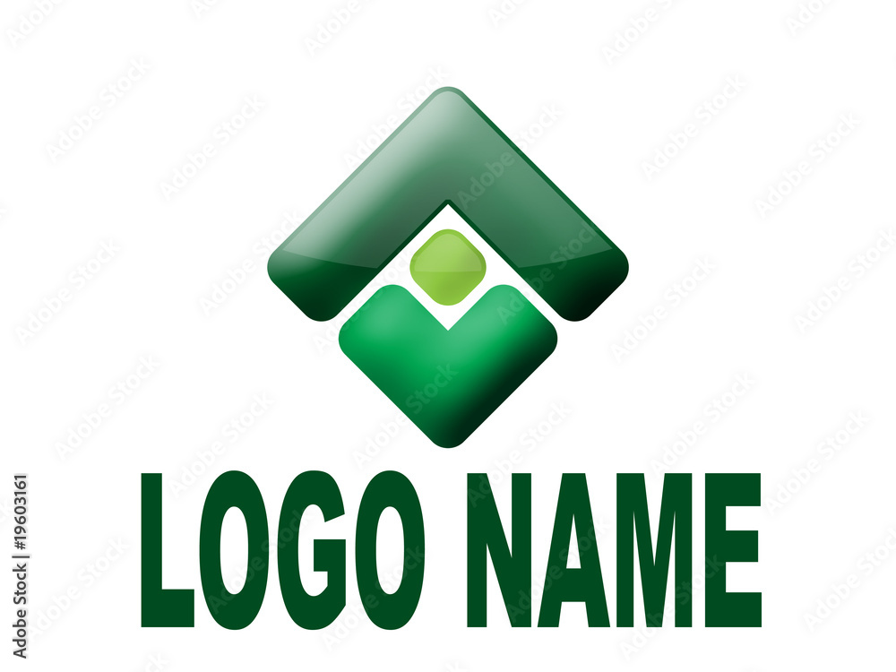 logo vert Stock Illustration | Adobe Stock