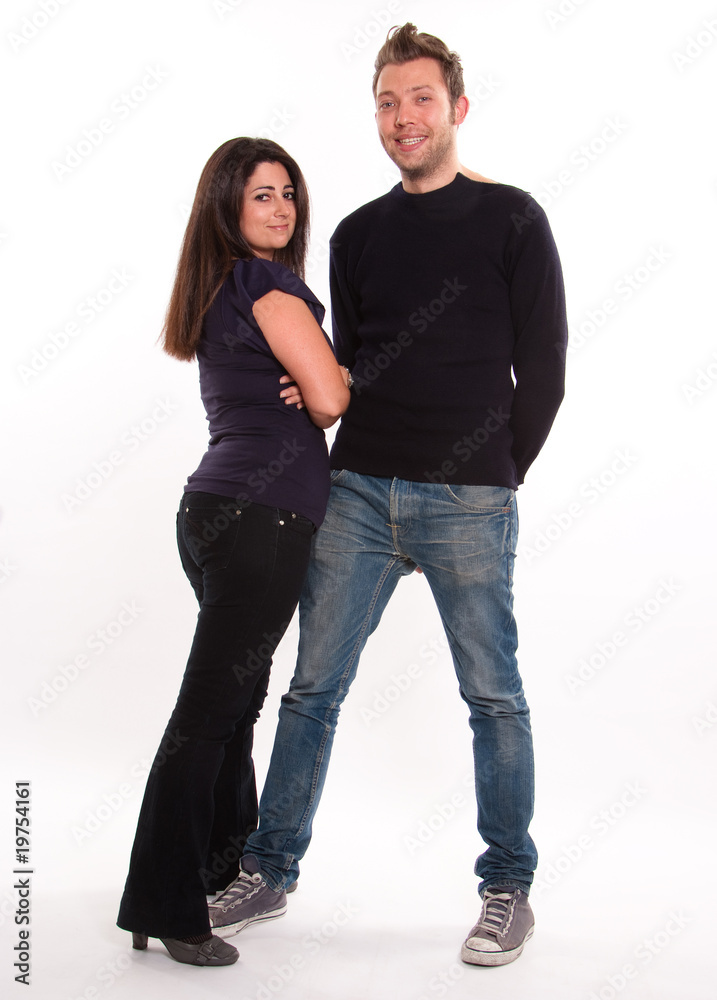 Couple posing Stock Photo | Adobe Stock