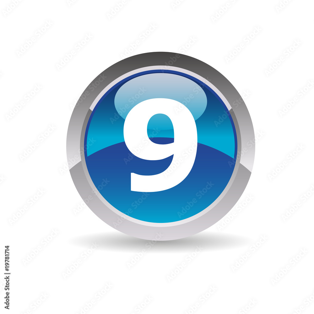 Number 9 Icon