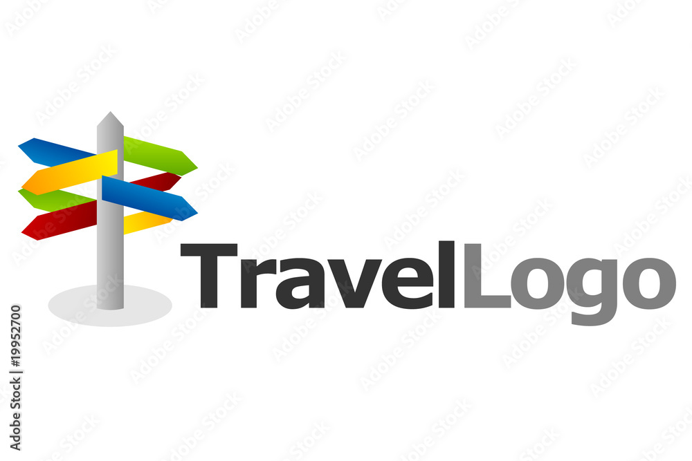 travel choice logo design Stock Vector | Adobe Stock