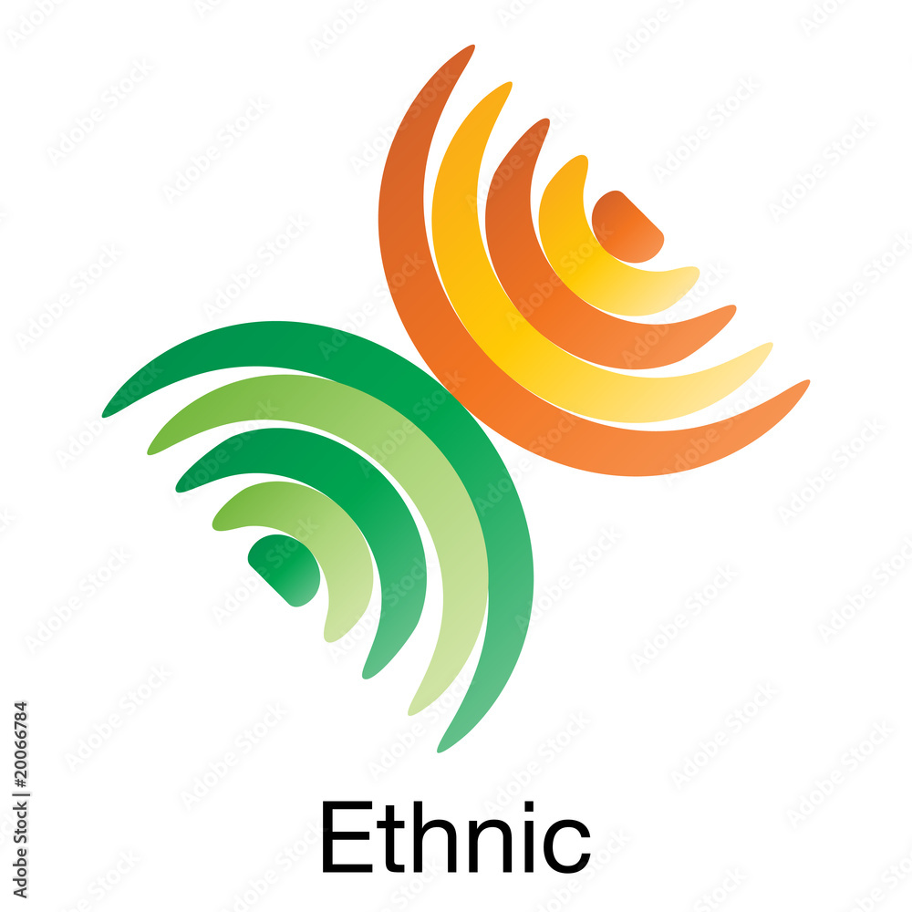 Ethnic Logo Stock Vector | Adobe Stock